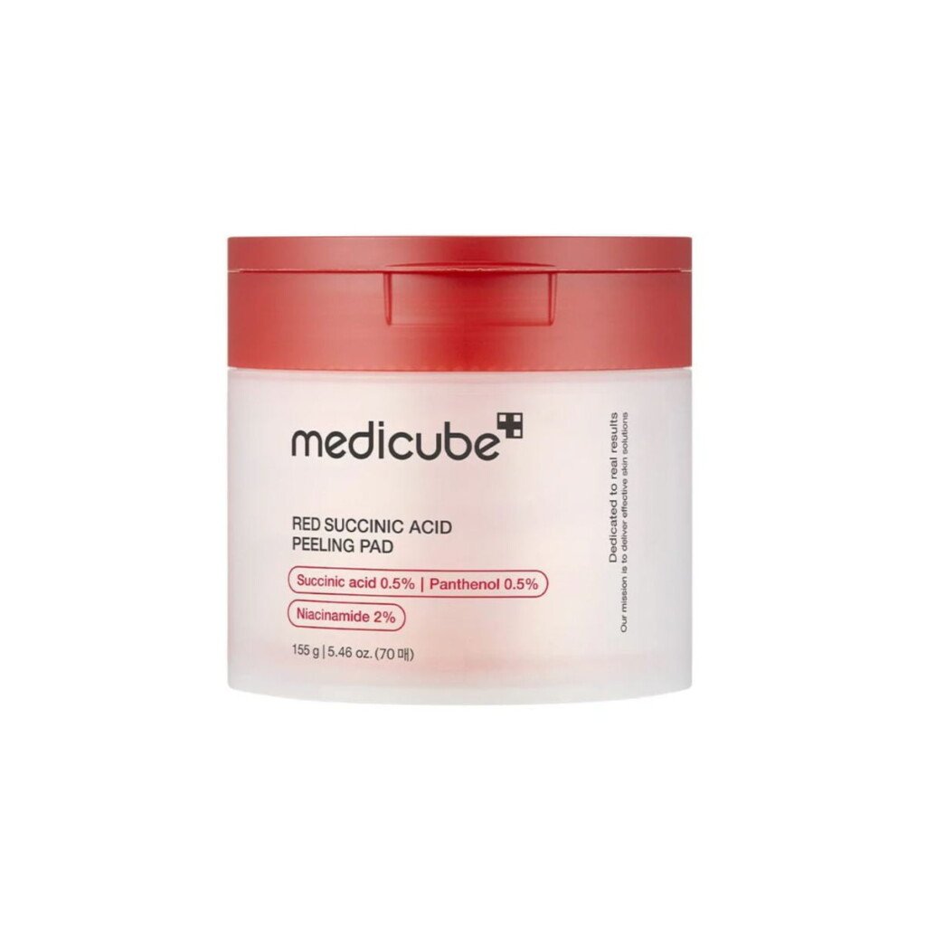 MEDICUBE Red Succinic Acid Peeling Pads - H&O Parapharmacie - Algérie